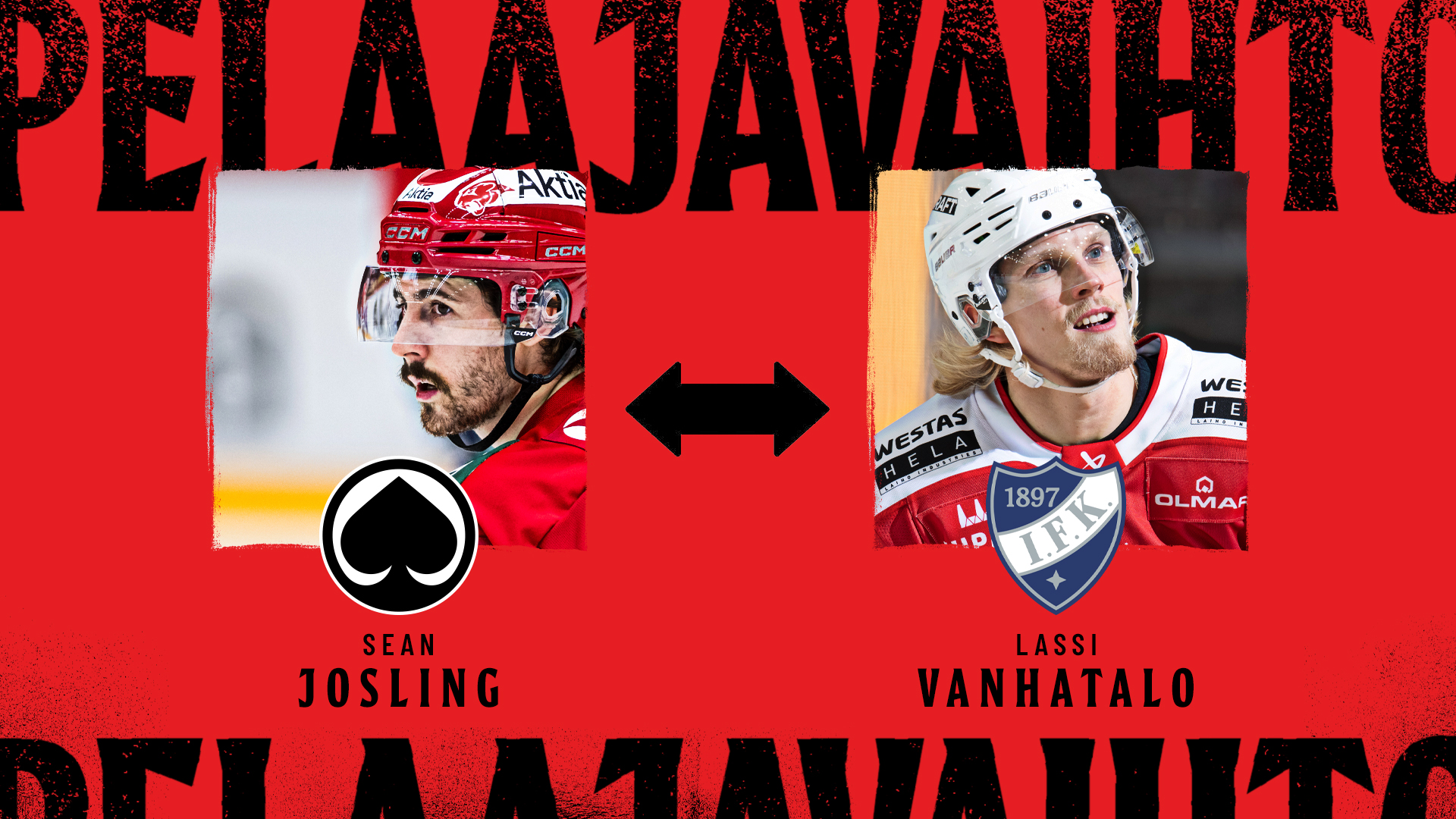 Ässät ja Helsingin IFK ovat sopineet pelaajavaihdosta, jonka myötä ...